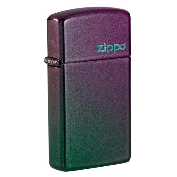 #49267ZL Slim® Iridescent Zippo Logo - ไฟแช็ค Zippo